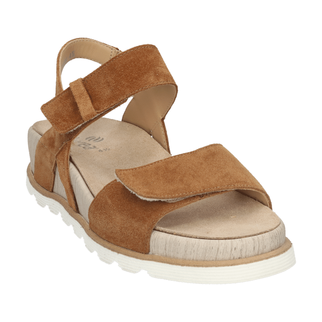 Sandalen van suéde (Bruin) - Durea 7417.8589