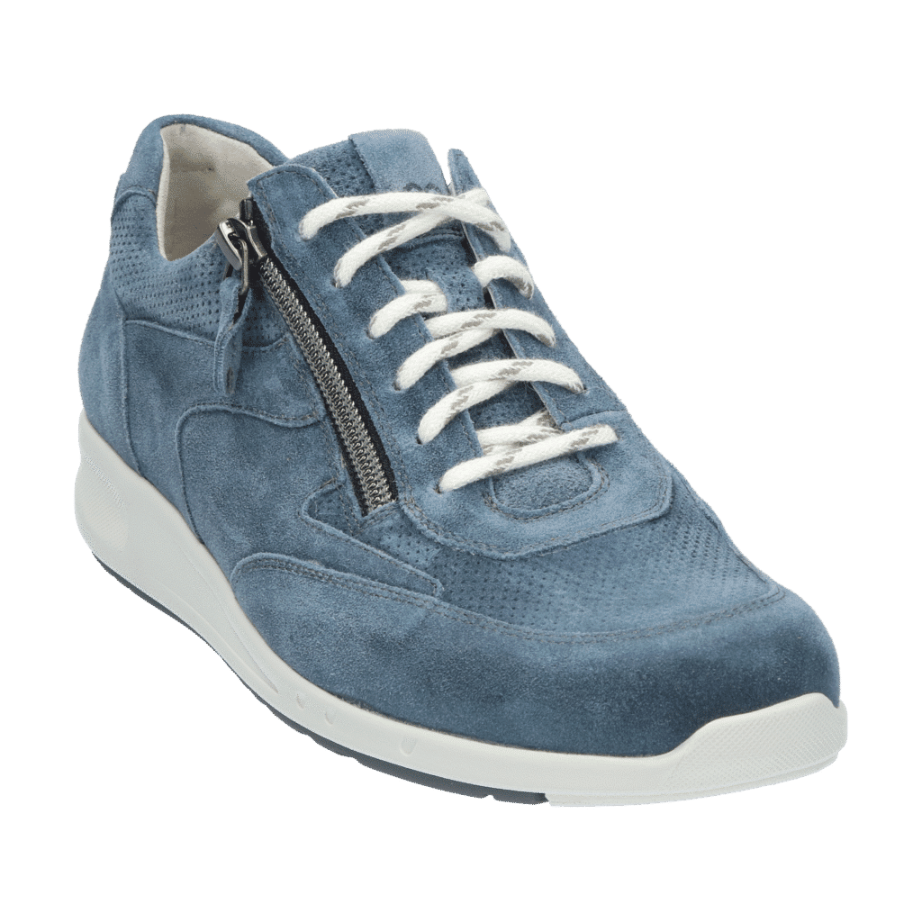 Sneakers van suéde (Blauw) - Durea 6260.0893